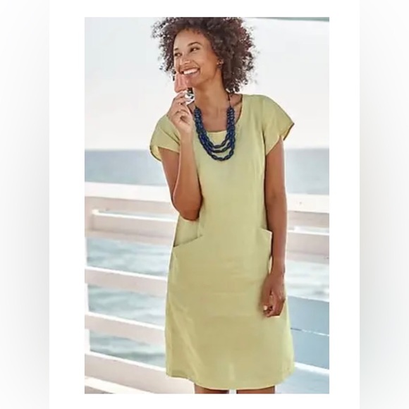 J. Jill | Dresses | Jjill Linen Seamed Dress | Poshmark